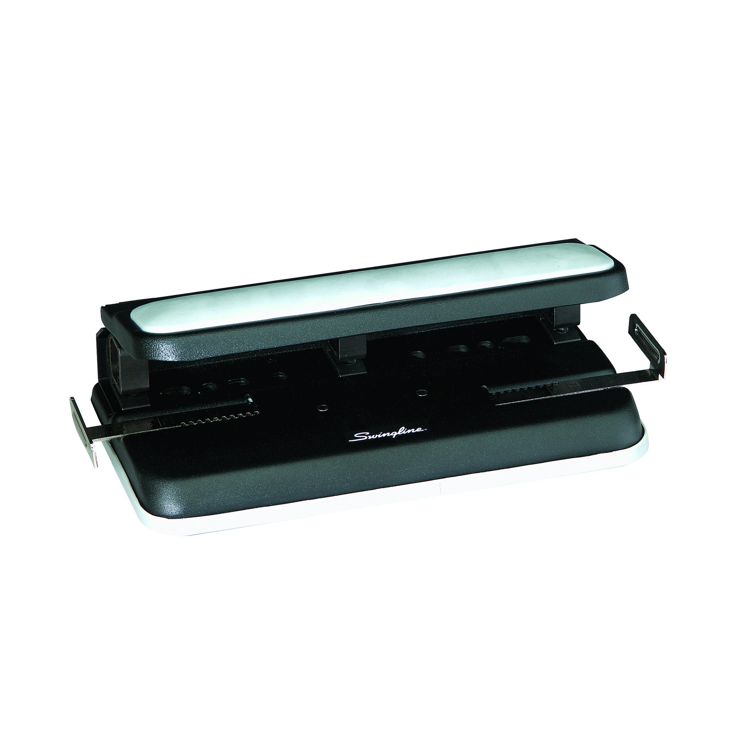 Swingline® Easy Touch™ Heavy Duty Punch, 2-7 Holes, Adjustable Centers